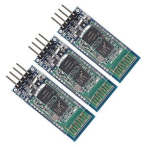 AITRIP 3PCS HC-06 RS232 Wireless Serial 4 Pin Bluetooth RF Transceiver Module Support Slave and Master Mode for Arduino