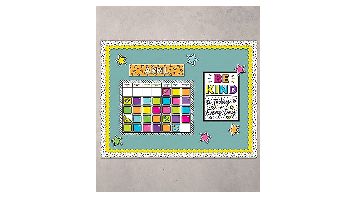 129 Pcs. Kind Vibes Bulletin Board Set for Classrooms