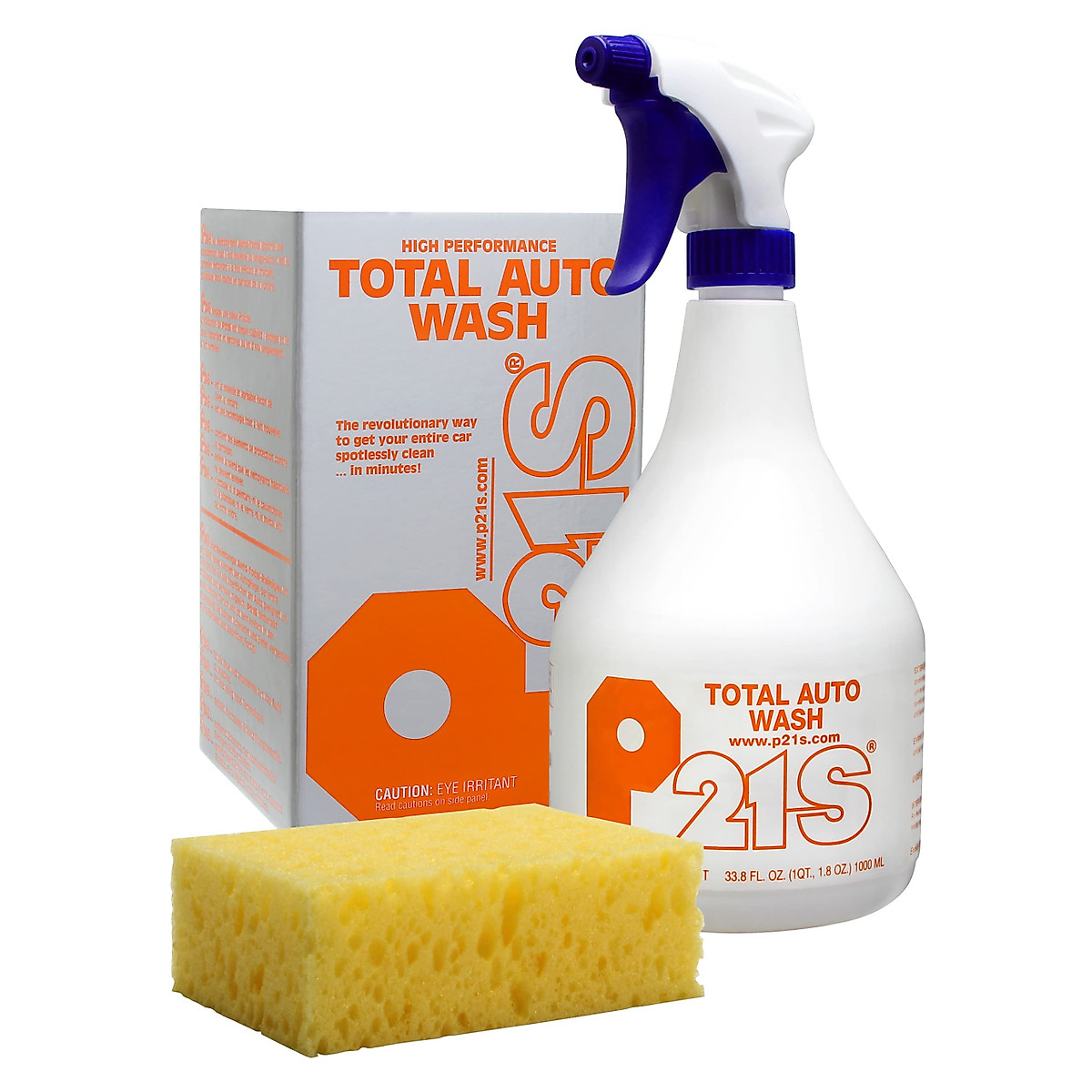 P21S 13001B Auto Wash W/Sprayer, 1000 ml, White