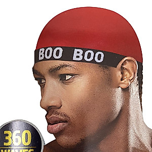 Dream World Booboo Stocking Wave Cap (4 Packs)-Wire Elastic Band (Multi Color)