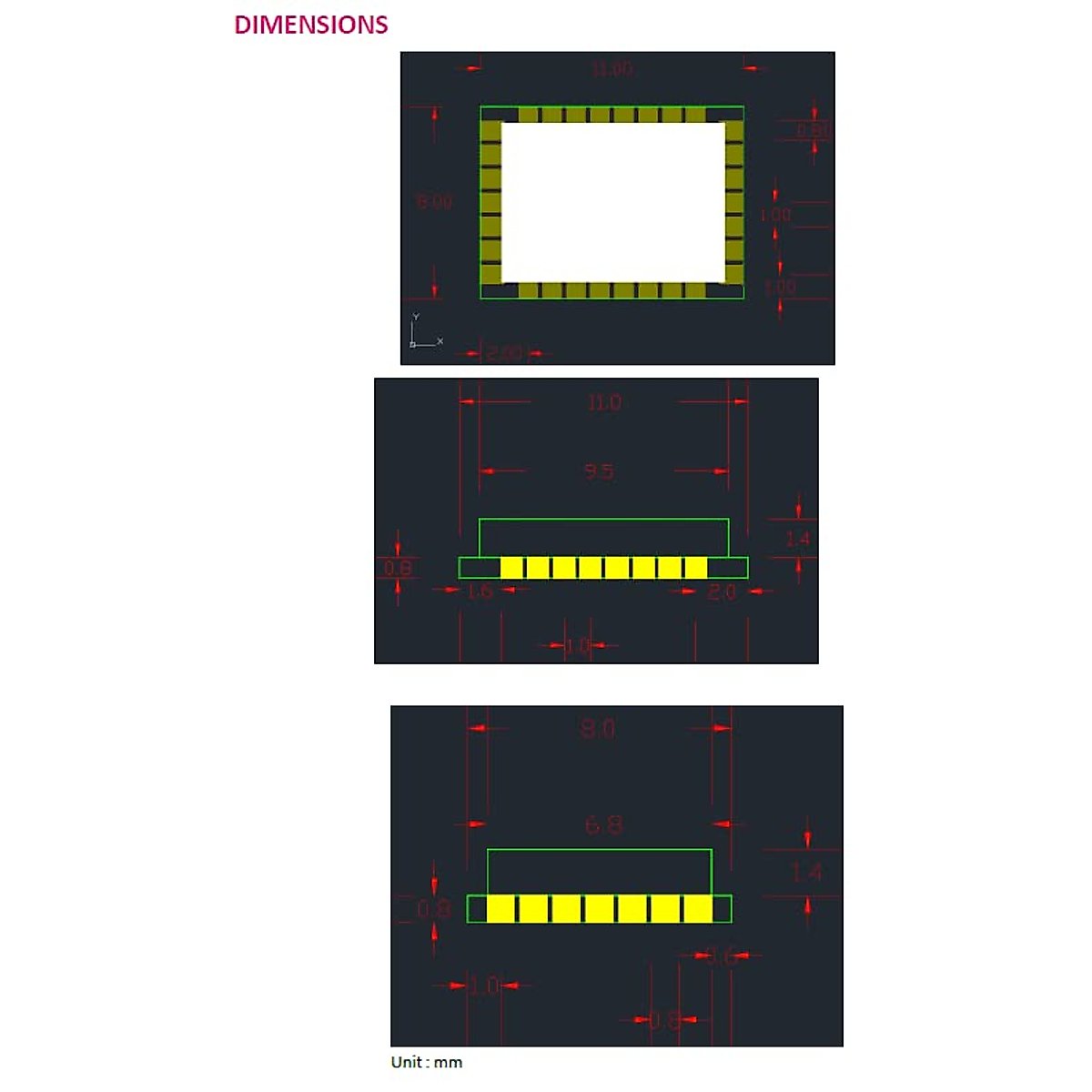 REYAX RYS8833 1.8V UART / I2C Interface Ultra Low Power GNSS Module