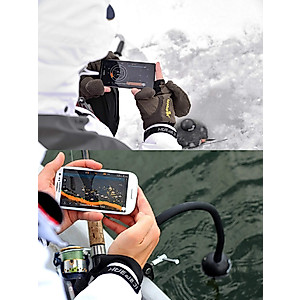 Deeper Smart Sonar PRO+ Series, 2.55", Black - GPS, Wi-Fi Connected Wireless, Castable, Portable Smart Fishfinder for iOS & Android Devices, Z-Tool & Universal Waterproof Cellphone Case (Bundle)