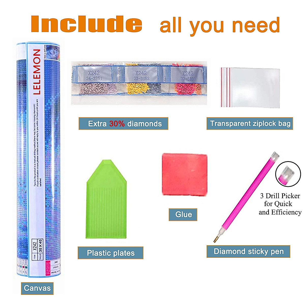 LELEMON Diamond Painting Kits,Waterfall Diamond Art for Adults,Mountain 5d Diamond Painting Kits for Adults,Scenery Diamond Art Kits with Diamond Painting Accessories for Home Wall Decor 12 x 16inch