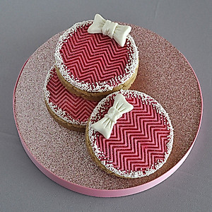 Sweet Elite Tools Chevron Texture Sheets - Set of Three Chevron Impression Mats By Lauren Kitchens