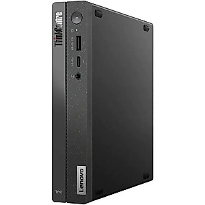 Lenovo ThinkCentre neo 50q Gen 4 12LN000CUS Desktop Computer - Intel Core i5 13th Gen i5-13420H Octa-core (8 Core) - 8 GB RAM DDR4 SDRAM - 256 GB M.2 PCI Express NVMe 4.0 x4 SSD - Tiny - Black