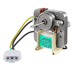 Virego 297250000 297309000 Refrigerator Evaporator Fan Motor, Fan Motor with Wiring Harness, Compatible with Frigidaire Refrigerator, Replaces 216934100 216914200, Easy to Install, One Year Warranty