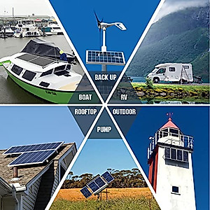 ECO-WORTHY 400 Watt 12 Volt Premium Solar Panel Kit :4pcs 100W Solar Panel+ 40A MPPT Charge Controller+ Bluetooth Module+ Mounting Z Brackets, 400W 12V Solar Power Off Grid System for Home, RV, Boat.