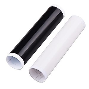 EEH Permanent Smart Vinyl for Cricut Joy Machine Matless Cutting Vinyl Materials - 5.5in x 60in / Roll, Black & White