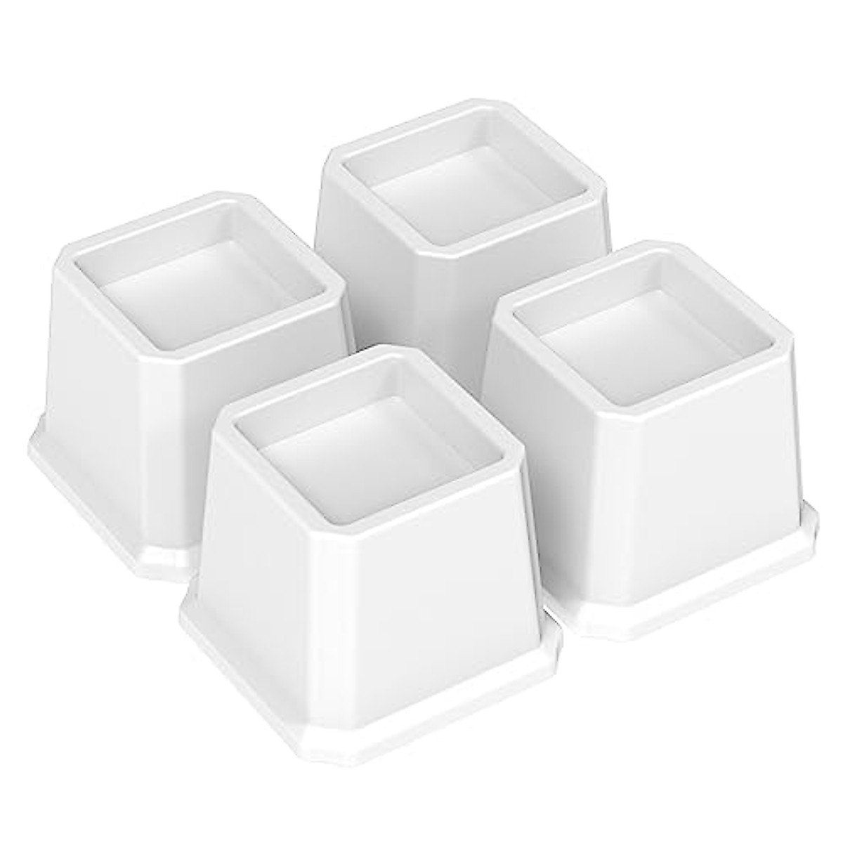 Napnapday Bed Risers 3 Inch Heavy Duty Bed Furniture Elevators, 1,500 ...