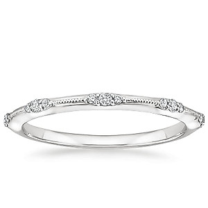 Love Band 0.30 CT Moissanite Matching Comfort Fit Band Colorless Moissanite Engagement Ring Wedding Band Silver Solitaire Vintage Antique Anniversary Diamonds Moissanite Ring Birthday Gift (4.5)