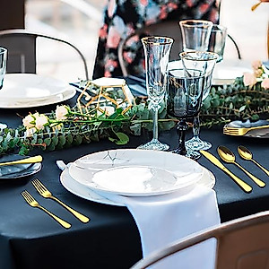 30-Piece Gold Silverware Set, Blingco Gold Flatware Set for 6, Food-Grade Stainless Steel Cutlery Set, Tableware Eating Utensils with Gift Box for Home Restaurant, Mirror Finished, Dishwasher Safe