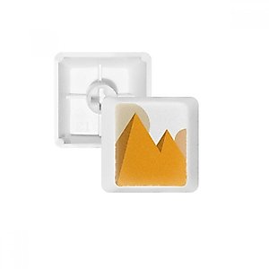 DIYthinker Egypt Yellow Sphinx Pyramids Sun Keycap Mechanical Keyboard PBT Gaming Upgrade Kit