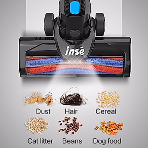 INSE Replacement 2-in-1 Roller Brush for N5S Cordless Vacuum Cleaner, Replacement Brush Accessories