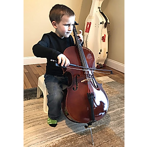 WADA Cello Bow Grip Aid: A Correct Bow Hand without Strain. A Second to Attach to the Bow and Remove. You can Concentrate on your Sound and Music with a Relaxed Hand and Arm from the Beginning.