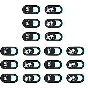 SOLUSTRE Computers Laptops 18 pcs Cam Slider Thin Ultra Camera Cell for Animals Block Slide Webcam Tablet Desktop Your Laptop Smartphone Practical Cute Privacy Phone Animal Visual Cat Computer Camera