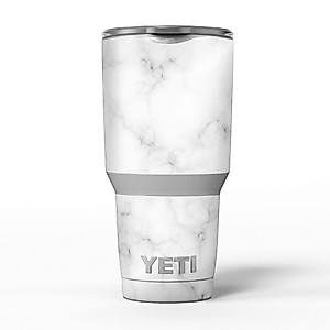 Design Skinz Slate Marble Surface V54 - Skin Decal Vinyl Wrap Kit Compatible with The Yeti Rambler Cooler Tumbler Cups