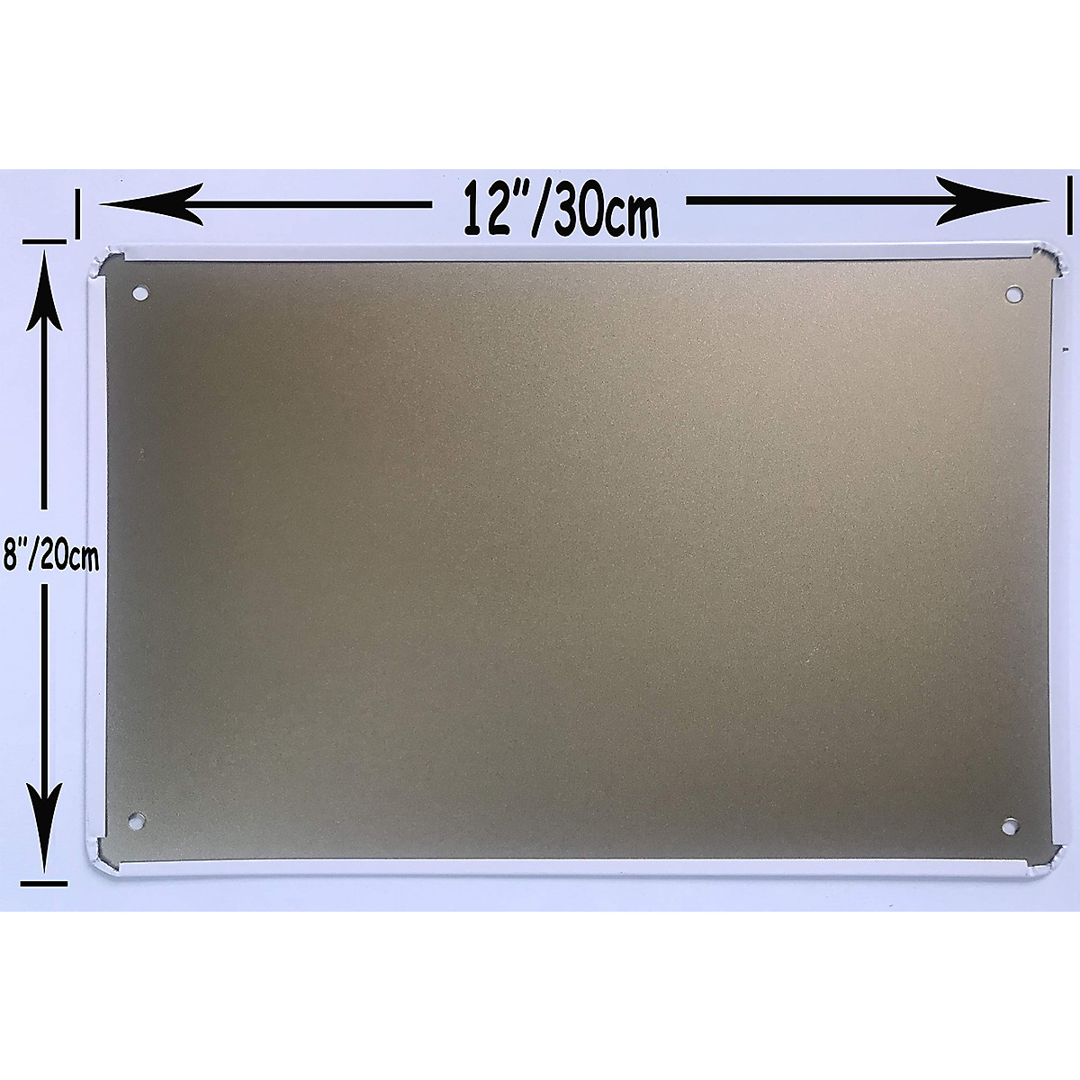 Wanfst Vintage Look Metal Sign - Car Enthusiast Jaguar Parking only - 8 x 12 Tin Sign