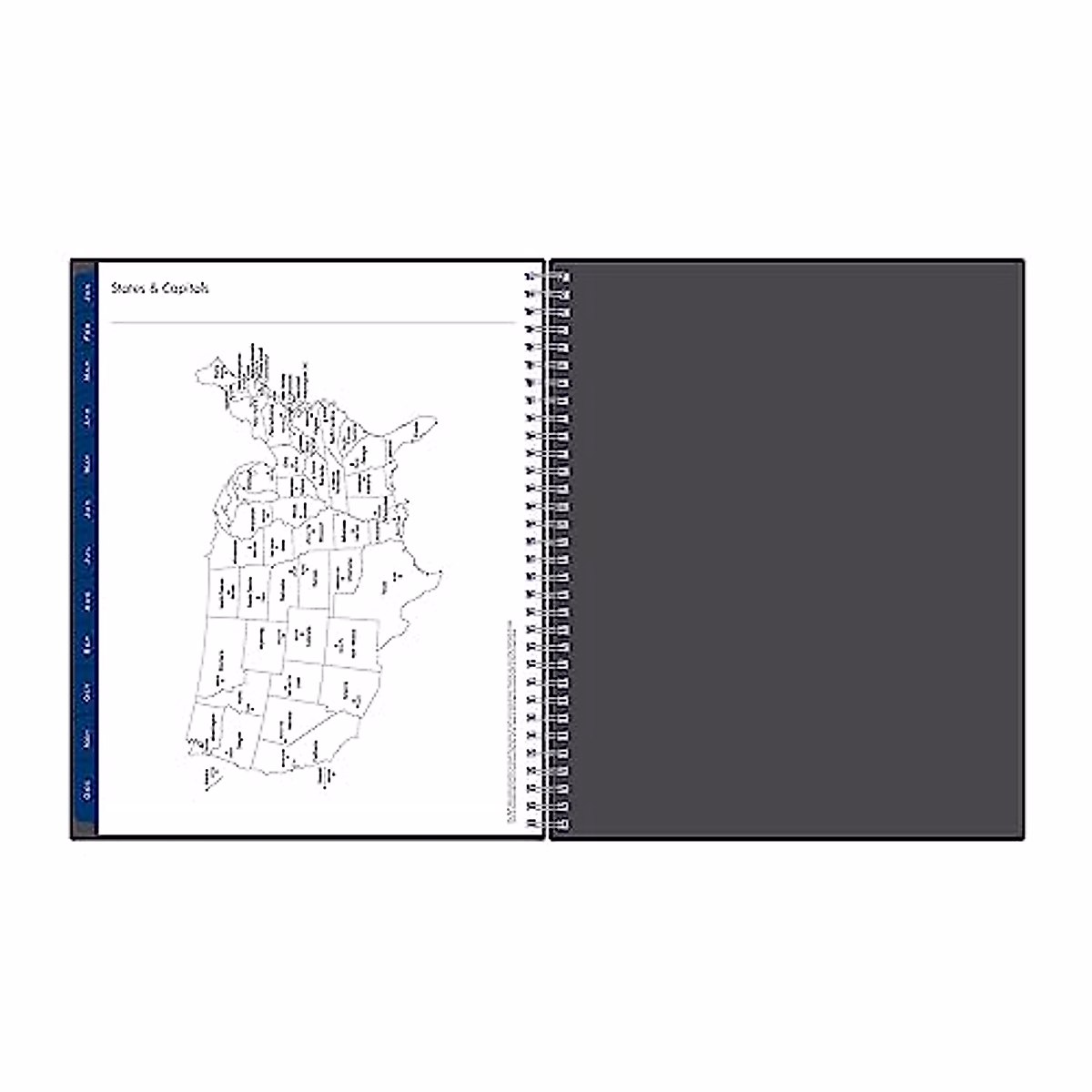 Blue Sky 2024 Weekly and Monthly Appointment Book and Planner, 8.5" x 11", Flexible Cover, Wirebound, Passages (100009-24)