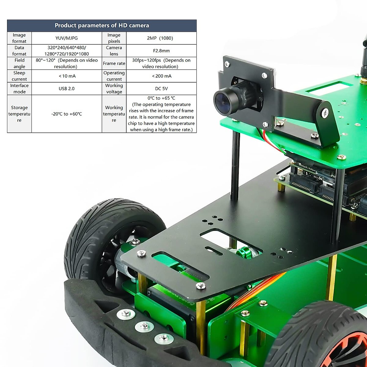 Yahboom AI Robotic Car Chassis kit Autopilot Training Ackerman Structure Learning Teaching Research Python Programming ROS Adults (R2L Standard Ver without Jetson Nano)