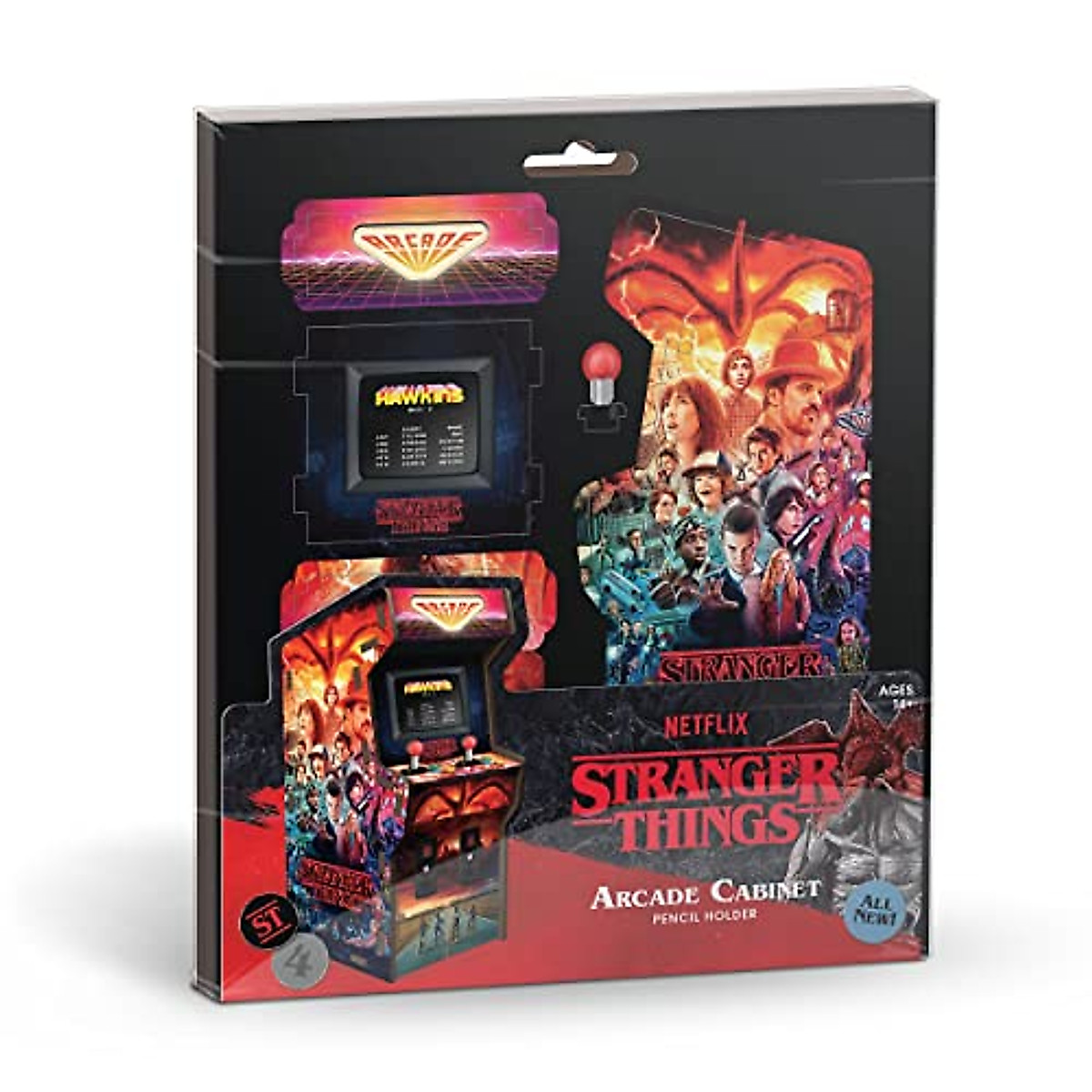 Genuine Fred Stranger Things, Arcade Desk Caddy, Multicolor