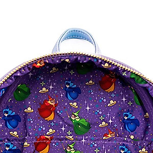 Loungefly Disney Princess Castle Series Sleeping Beauty Womens Double Strap Shoulder Bag Purse