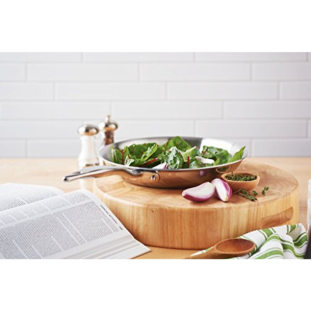 Heritage Steel 10.5 Inch Frying Pan | Made In USA | Titanium Series | 316Ti Skillet with Stay Cool Handle | Fully Clad Stainless Steel Pan with 5-Ply Construction | Induction Ready & Non Toxic