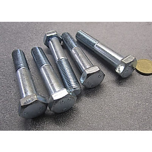 Class 10.9 Zinc Steel Hex Bolts PT M16 x 2 mm x 90 mm Long 5 pcs