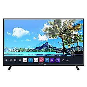 Pyle 50" 2160p UHD Smart TV - Flat Screen Monitor HD DLED Digital/Analog Television w/Built-in WebOS Hub Operating System, HDMI, USB, AV, Full Range Stereo Speaker, Wall Mount, Includes Remote Control