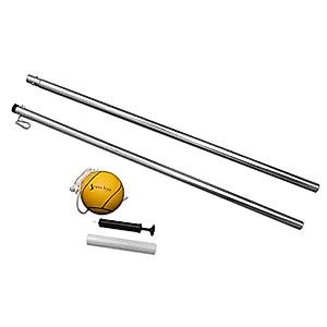 STERLING Sunnywood Sports Premium Tetherball Set for Outdoor Backyard with Ball, Rope and Pole 10-1/2' Height