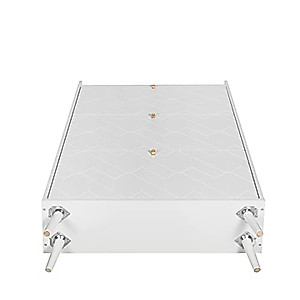 Yoluckea Shoe Cabinet with 3 Flip Drawers, Modern White Freestanding Shoe Rack Storage Organizer with Top Shelf, 3-Tier Shoe Storage Cabinet for Entrance Hallway (White)