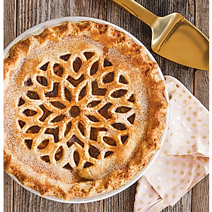 Nordic Ware Lattice & Hearts Pie Top Cutter, 12 inch