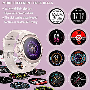 Desong Smart Watch with Earbuds, 3 in 1 Round Fitness Tracker,1.28inch Smartwatch for Men,Answer/Make Call,Recording,Sleep Monitor,Sports Smart Watch Long Time Standby