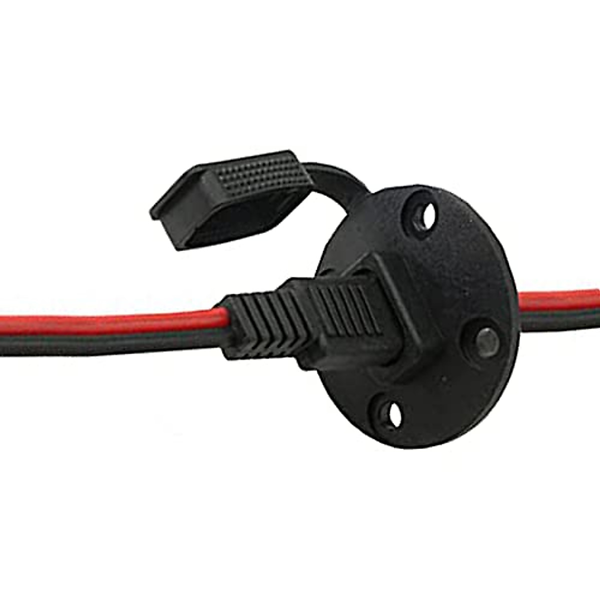 Meiyangjx 60cm10 AWG SAE Connector, Solar Weatherproof SAE Socket Sidewall Port, SAE to SAE 2 Pin Quick Disconnect Panel Extension Cable (with SAE Plug)