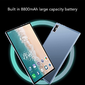 7 Inch Tablet for Kids, Toddler Tablet with 6GB RAM 128GB ROM Octa Core Processor, Easy to Use Tablet for Kids Seniors, Dual Band 5G WiFi, 8000mah Battery, Dual SIM Dual Standby