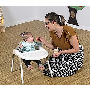 Angeles Feeding Chair, AFB7940, Infant, Baby & Toddler Stacking Nursery Chairs with Harness, Daycare, Homeschool or Classroom Furniture for Girls-Boys