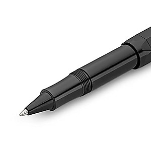 Kaweco Classic Sport Black Gel/Ballpoint Pen Including 0.7 mm Rollerball Pen Refill for Left-Handed and Right-Handed in Classic Design with Ceramic Ball I Gel Rollerball 13.5 cm