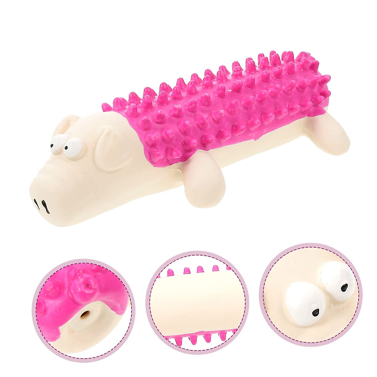Milisten Pet Latex Toys Dog Molar Plaything Dog Chew Plaything Dog Squeaky Toy Latex Pet Toy Vocalizing Dental Care Toy Interactive Puppy Toy Dog Molar Toy Puppy Chew Toy Dog Supply