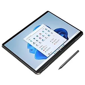 HP Spectre x360 Luxury 14T,13.5" 3:2 WUXGA+ Touch,Intel i7-1165G7, 16GB RAM, 1TB SSD, Bang&Olufsen Quad Speakers, Fingerprint, HP Tilt Pen, Nightfall Black, Win 10 Pro, 64GB TechWarehouse Flash Drive