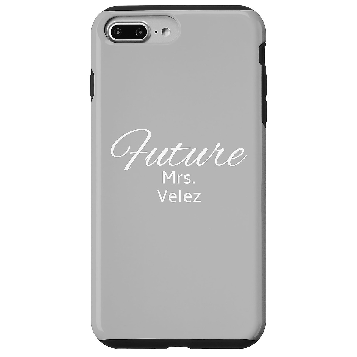 iPhone 7 Plus/8 Plus Mrs. VELEZ personalized engagment announcment Case