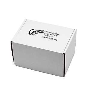 Creative Hobbies Replacement Light Bulbs for Electric Candle Lamps, Window Candles, & Chandeliers - 5 Watt Candelabra, Clear, Steady Burning, 120v 5w Bulb - Pack of 12