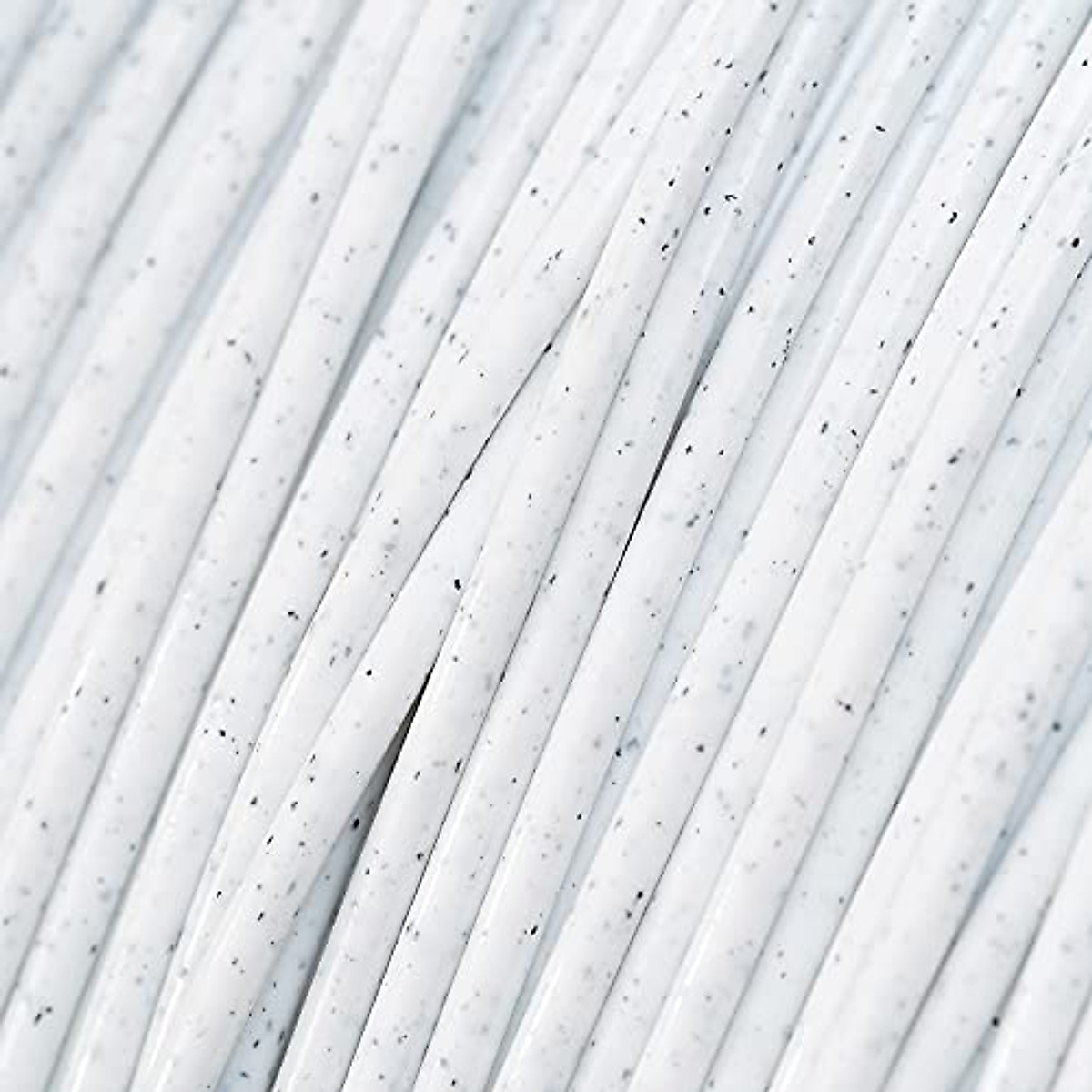 WYZworks PLA 1.75mm [ Marble White ] Premium Thermoplastic Polylactic Acid 3D Printer Filament - Dimensional Accuracy +/- 0.05mm 1kg / 2.2lb + [ Multiple Color Options Available ]