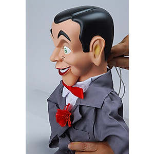Slappy Dummy, Ventriloquist Doll “Star of Goosebumps”, Famous Ventriloquist Dummy. Has Glow in The Dark Eyes. Bonus E-Book 'How to Be a Ventriloquist'