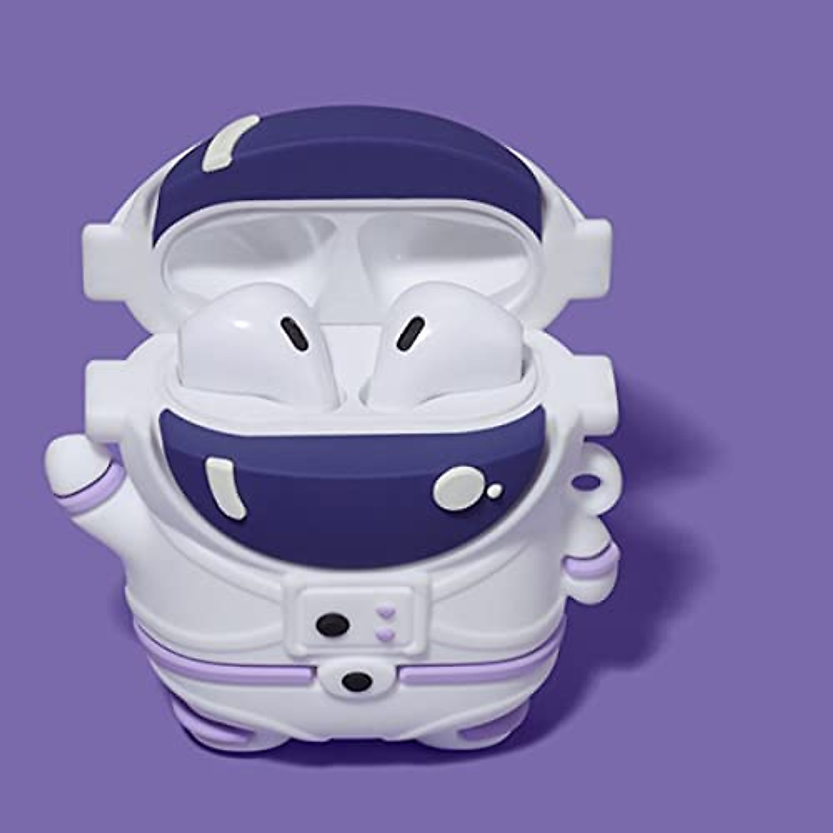 Jiarusig Airpods pro Case Cover, Cute 3D Cartoon Silicone Airpod pro Protective Cases Air pod pro Funny Cover Skin with Keychain for Girls Women Men Compatible with Airpod pro Charging Case 2019