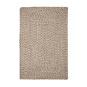 BELLEZE Area Rug Modern Solid Colored Indoor Outdoor Rug, Accent Rug for Patio, Living Room or Kitchen, Luxury Bohemian Style Home Decor, 5' x 8' - Tan