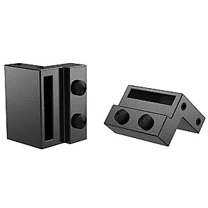 ZEKOO Sliding Barn Door Hanger, Door Roller, Barn Door Stopper, Barn Door Floor Guide, Anti-Jumper, Accessories Hardware for Third Door, Fourth Door(Straight-Style)