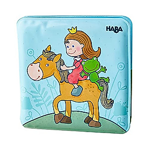 HABA Magic Bath Book Princess - Wet the Pages to Reveal Colorful Background - Great for Tub or Pool
