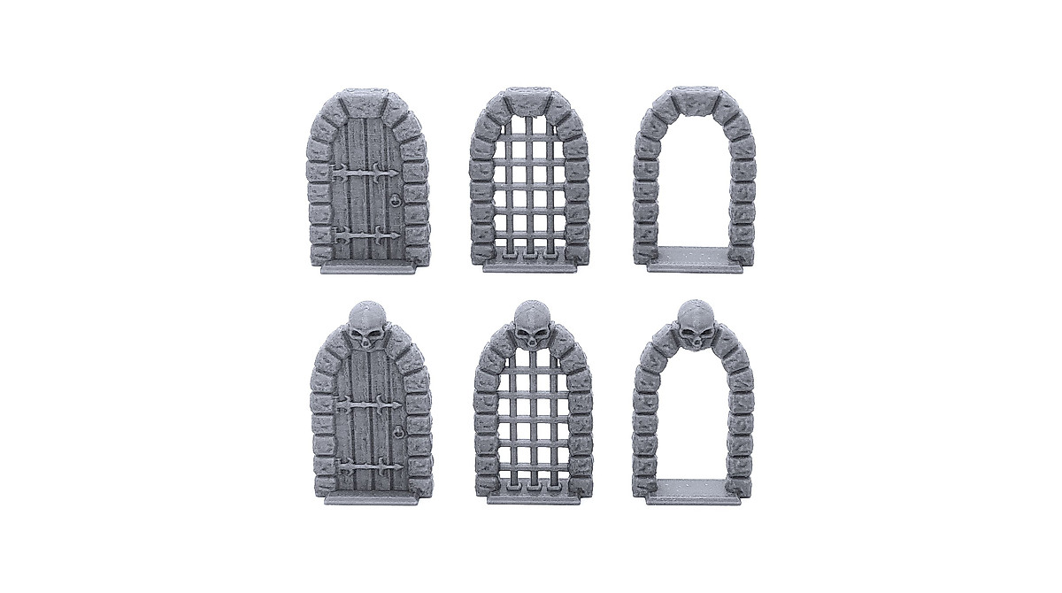 Retro Dungeon Doors for Tabletop RPG & Wargames | EnderToys