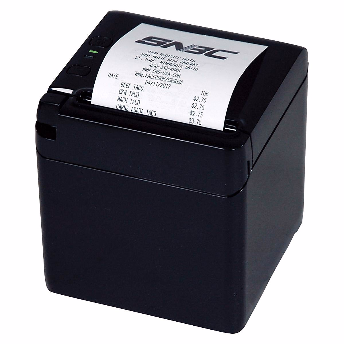 SNBC BTP-S80 Thermal Receipt Printer - Serial/USB/Ethernet - New Model - Top or Front Paper Exit - 3 Interfaces