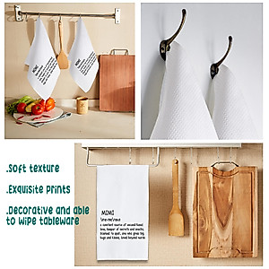 ZWZXR Mimi Definition Kitchen Towels Dish Towels Dishcloth,Mimi Grandma Appreciation Decorative Absorbent Drying Cloth Hand Towels Tea Towels for Bathroom Kitchen,Grandma Mimi Birthday Gifts