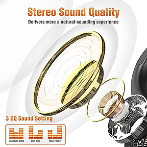 EDKKIE Wireless Bluetooth Earbuds for Small Ears Canal, Running Headphones with Microphone, IPX7 Waterproof, Noise Isolation Wireless Earphones for Sport and Working Out